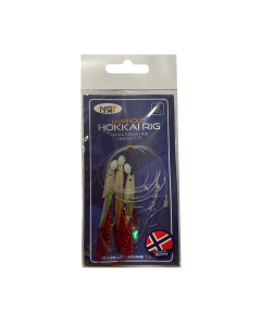 NGT Luminous Hokkai Rig - 3 Hook Size 1/0, Ready-Made Sea Fishing Rig